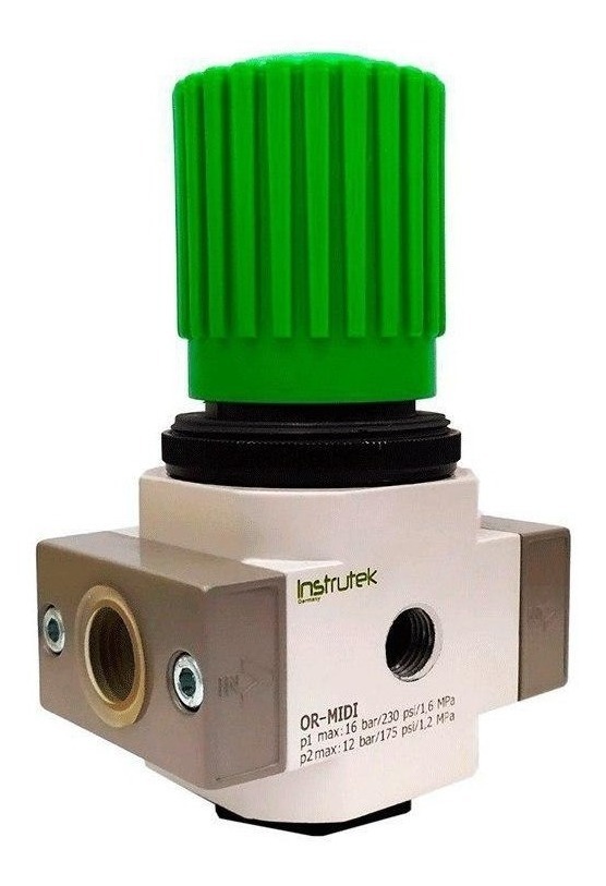 Regulador Alta Presión Neumático 1/2 200 Psi C/manómetro | Instrutek